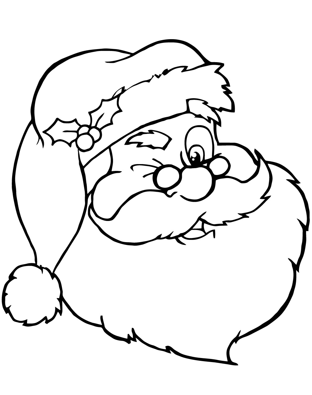 Dibujos para Colorear de Santa Claus – Colorear Dibujos